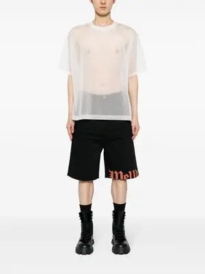 We11Done Logo-print Bermuda Shorts