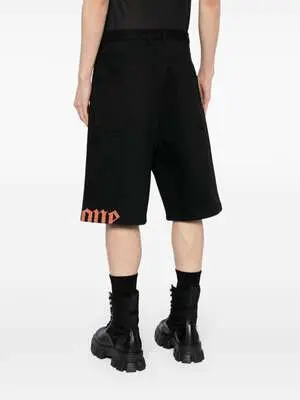 We11Done Logo-print Bermuda Shorts