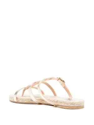 CastaÑer Milos Flat Sandals - Gold