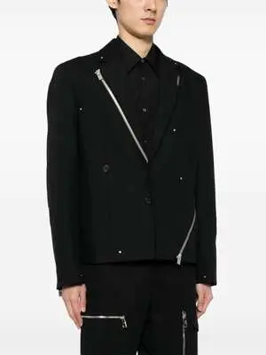 HELIOT EMIL Wool-kid Mohair Blend Tailored Jacket