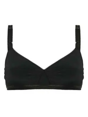 N°21 Panelled-design Bra - Black