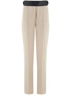 Ferragamo Slim Fit Bottoms For Women