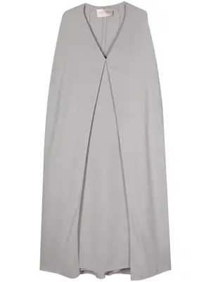 Valentino Garavani Cape-design Maxi Dress