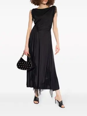 LANVIN Embroidered Detailing Midi Dress