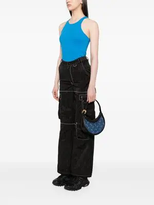 MARINE SERRE Eclips Panelled Shoulder Bag