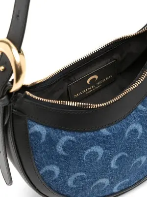 MARINE SERRE Eclips Panelled Shoulder Bag