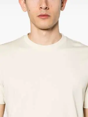 BOSS Raised-logo Cotton T-shirt - Neutrals