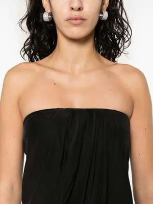 Gauge81 Onna Strapless Silk Midi Dress