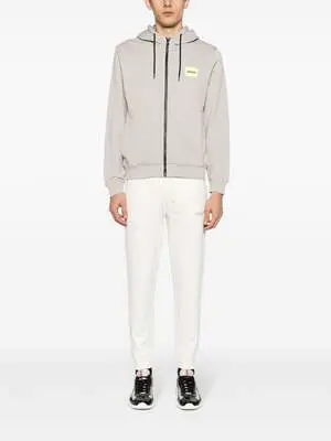 Hugo Logo-patch Zip-up Hoodie