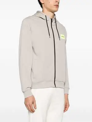 Hugo Logo-patch Zip-up Hoodie