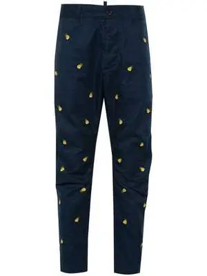 Dsquared2 Embroidered Bottoms For Men