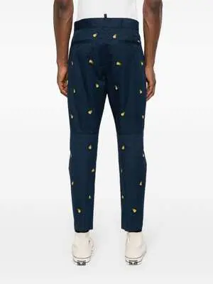 Dsquared2 Embroidered Fruits Chino Pants