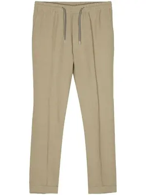 Paul Smith Drawstring-waist Linen Trousers