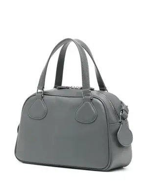 COURREGES Reedition Leather Tote Bag