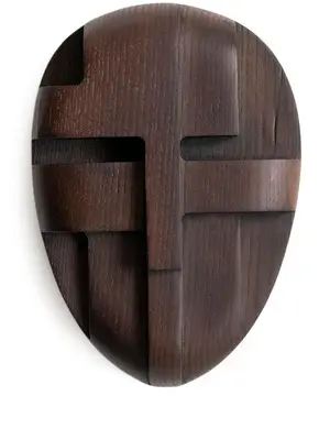 ORIGIN MADE Ornament And Crime Wooden Sculpture - Brown