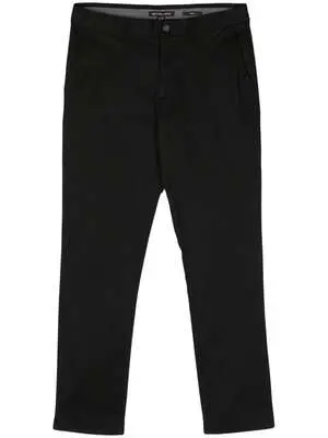 Michael Kors Mid-rise Straight-leg Chinos - Black