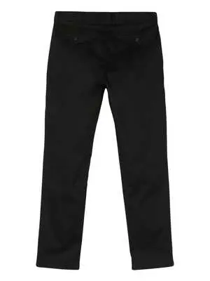 Michael Kors Mid-rise Straight-leg Chinos - Black