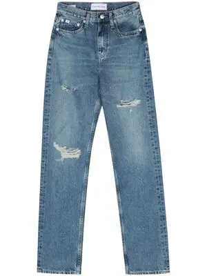 Calvin Klein Distressed Jeans For Women