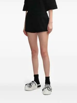 IRO PARIS Emmy Organic-cotton Mini Shorts - Black