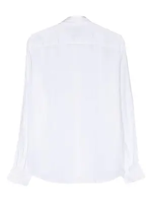 Michael Kors Long-sleeve Linen Shirt - White