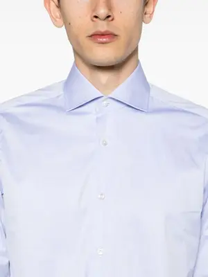BARBA NAPOLI Long-sleeve Cotton Shirt