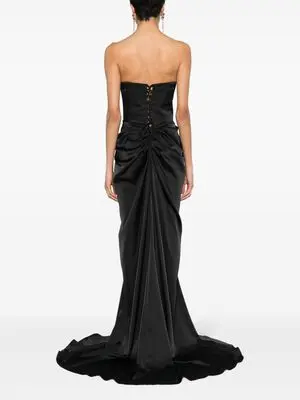 ANA RADU Corset-style Gown - Black