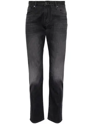 Emporio Armani Mid-rise Slim-fit Jeans