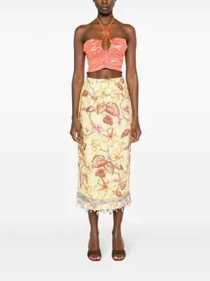 FORTE_FORTE Draped Halterneck Top