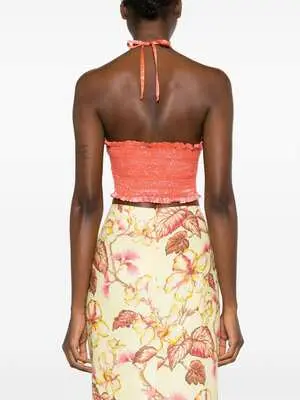 FORTE_FORTE Draped Halterneck Top
