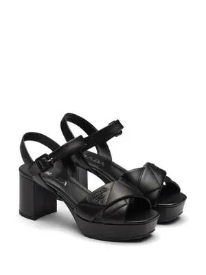 Prada Quilted Nappa Leather Sandals