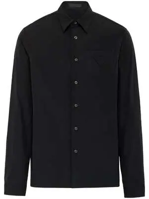 Prada Triangle-logo Cotton Shirt