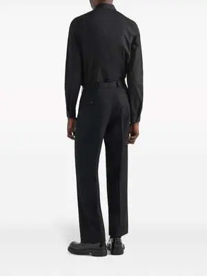 Prada Triangle-logo Cotton Shirt