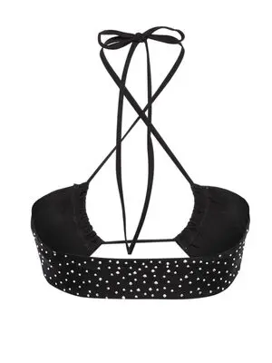 FORTE_FORTE Rhinestone-embellished Bikini Top
