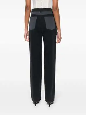 ROTATE BY BIRGER CHRISTENSEN Two-tone Tapered Jeans