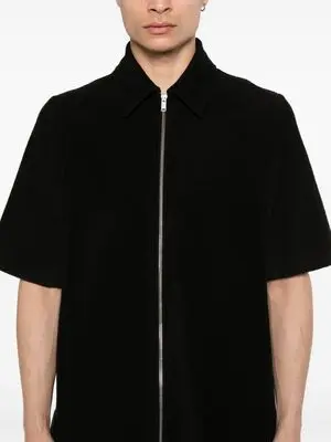 JIL SANDER Towelling Zip-up Shirt