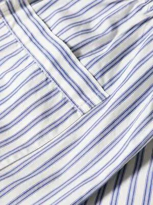 TEKLA Striped Poplin Pyjama Shorts