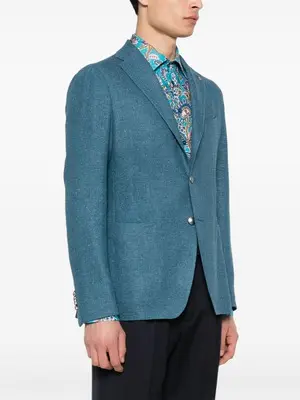 Tagliatore Knitted Single-breasted Blazer