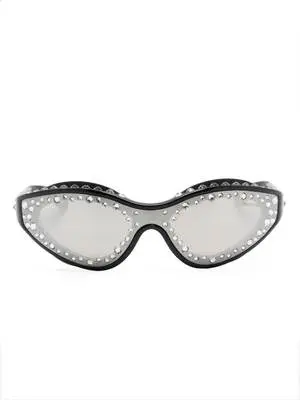 SWAROVSKI Crystal-embellished Sunglasses - Black
