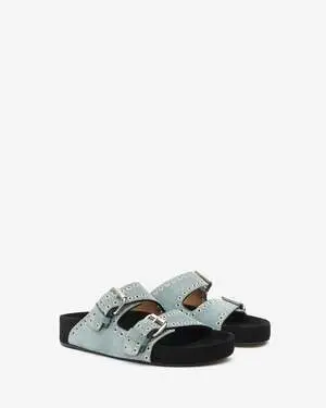 Isabel Marant Étoile Lennyo Studded Suede Sandals