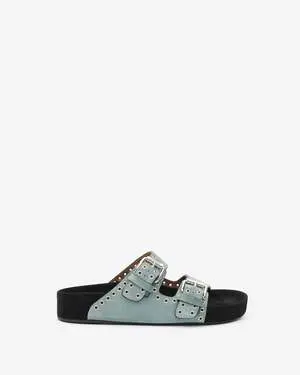 Isabel Marant Étoile Lennyo Studded Suede Sandals