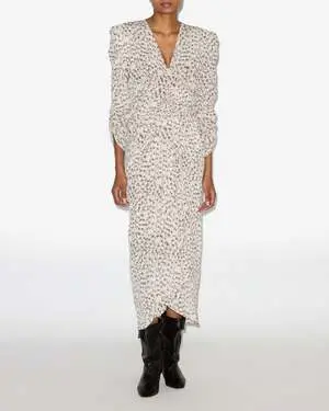 Isabel Marant Albini Midi Dress - Ecru