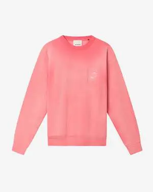 Isabel Marant Mikoy Logo Cotton Sweatshirt - Pink