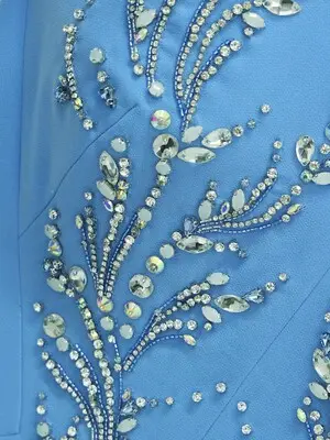 Jenny Packham Firefly Crystal-embellished Crepe Gown