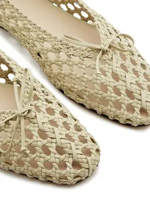 Le Monde Beryl Regency Leather Ballet Flats
