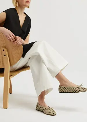 Le Monde Beryl Regency Leather Ballet Flats