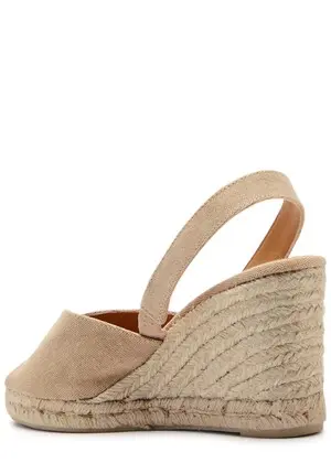 CastaÑer Brisa 80 Canvas Wedge Espadrilles