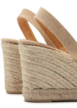 CastaÑer Brisa 80 Canvas Wedge Espadrilles