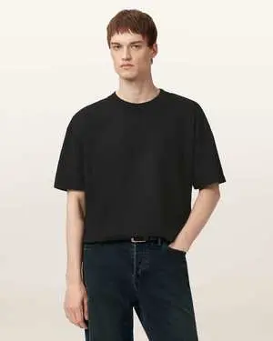 ALLSAINTS Nero Short Sleeve T-shirt - Jet Black