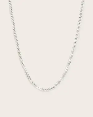 ALLSAINTS Carabiner Necklace - Wrm Slver/wrm Bras
