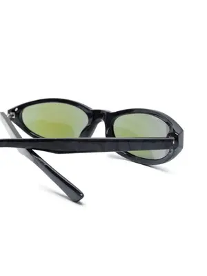 Balenciaga Oval-frame Sunglasses - Purple